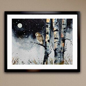 Barn Owl Print, Owl Prints, Animal Art, Bird Painting, Animals ...