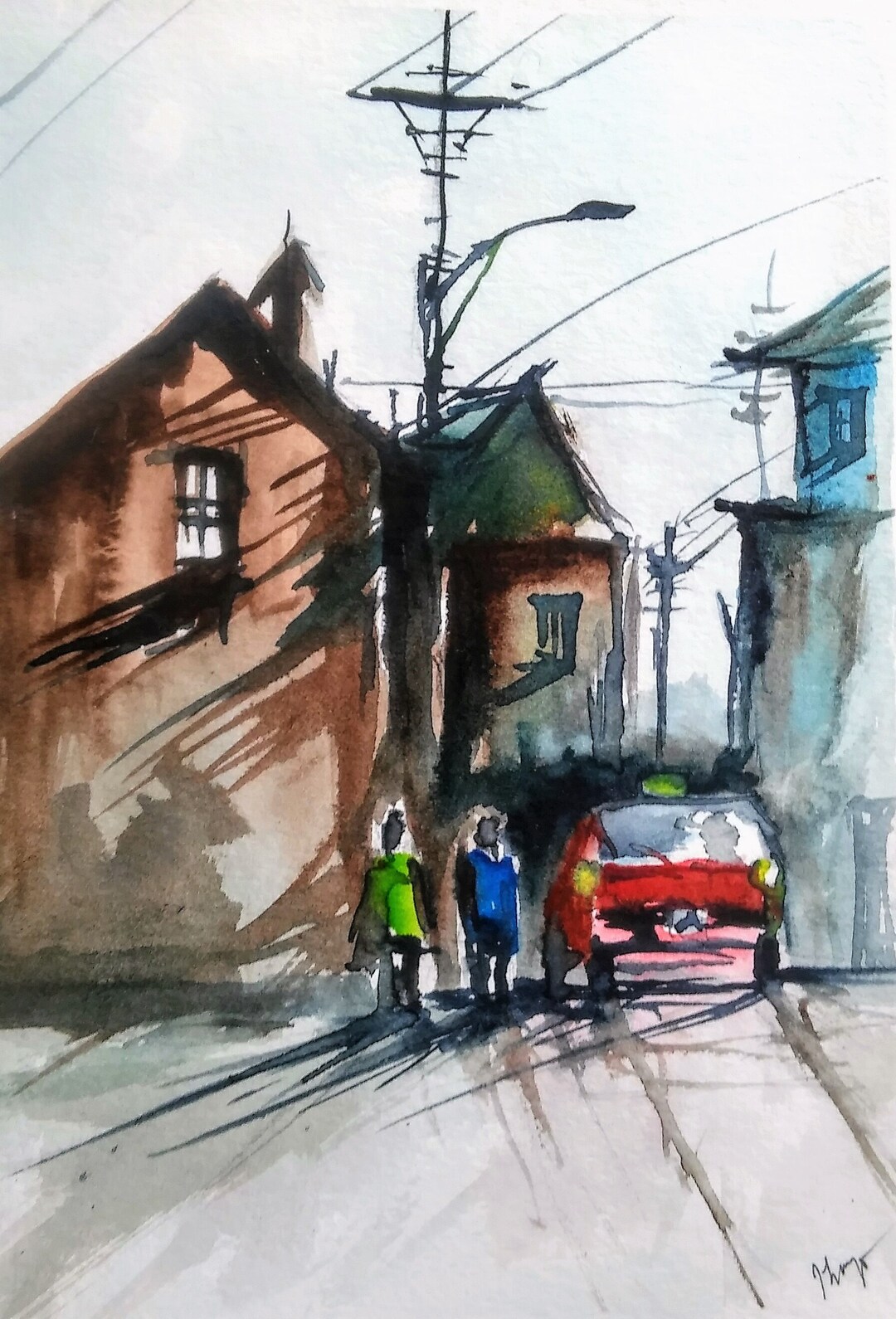 Original Watercolour Painting by Jim Lagasse |loose Painting | Original ...