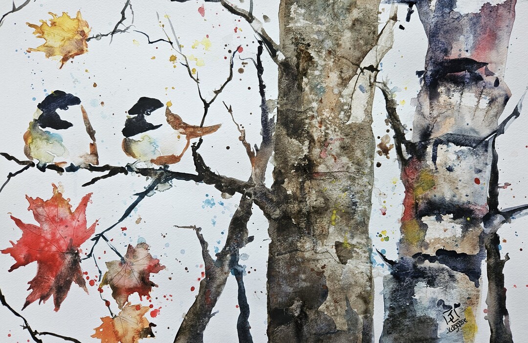 Chickadee Print, Nursery Prints, Original Art, Wall Art, Bird Painting ...