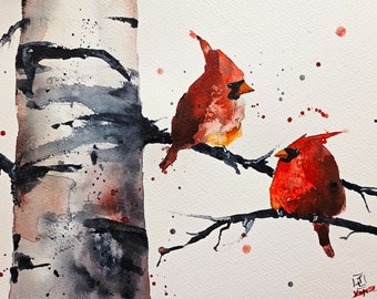 ACEO Print Aceo Limited Edition Art Card Watercolor Painting Landscape ...