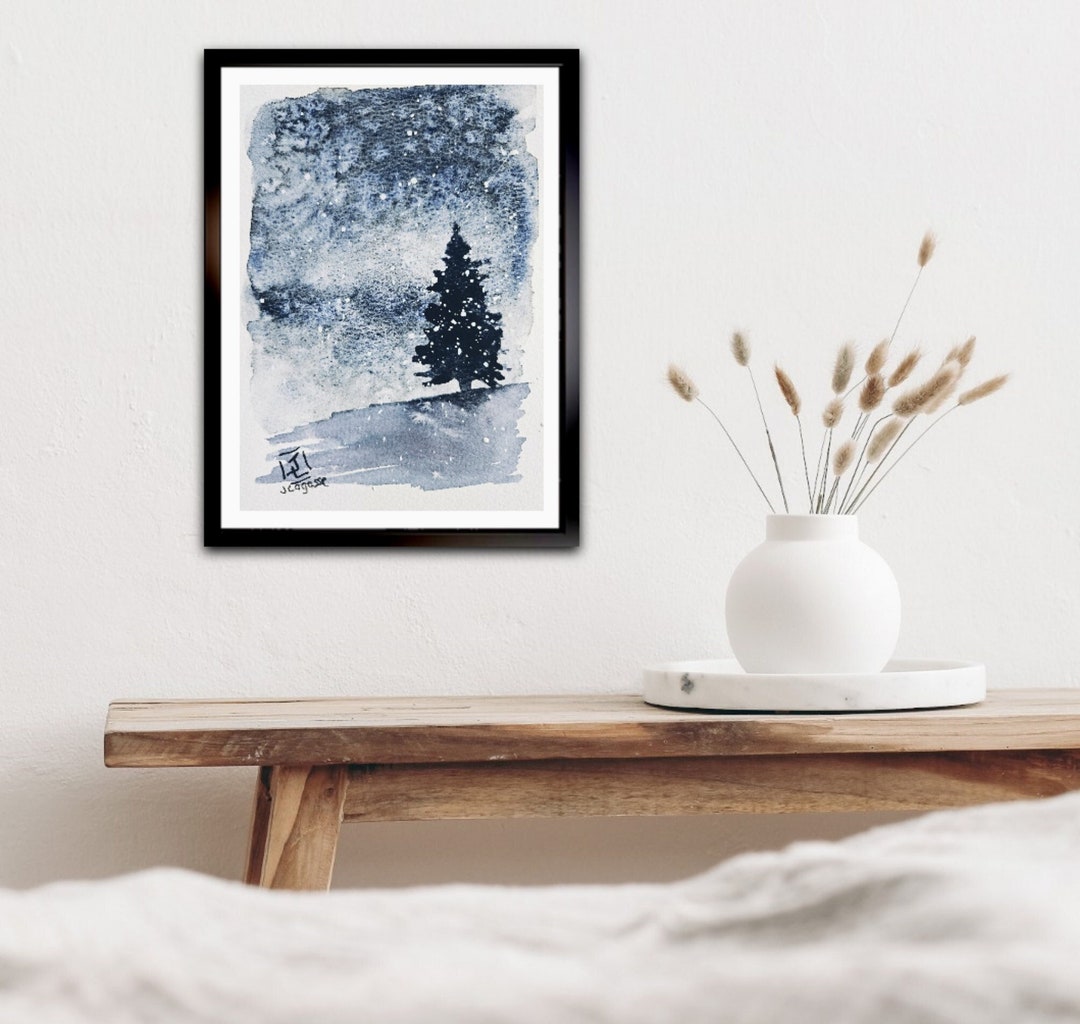 5 X 7 Original Watercolor Painting, Affordable Art, Wall Art, Painting ...