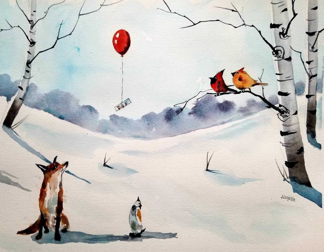 ACEO Print Aceo Limited Edition Art Card Watercolor Painting Landscape ...