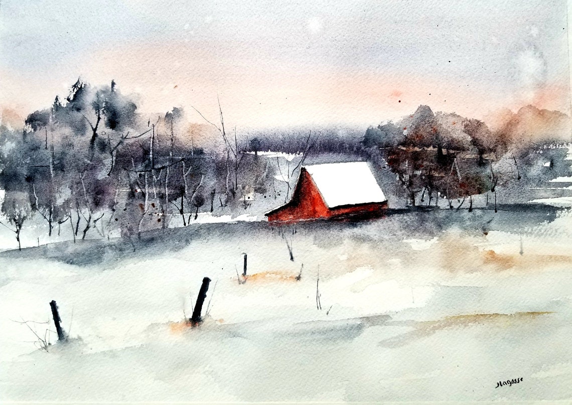 Original Watercolor Painting by Jim Lagasse| Home Decor| Painting ...
