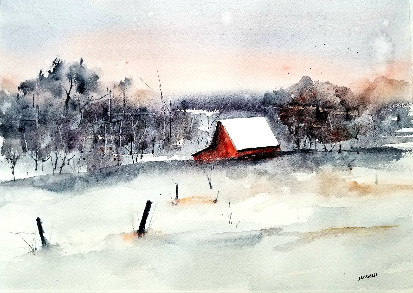 Original Watercolor Painting by Jim Lagasse Home Decor - Etsy