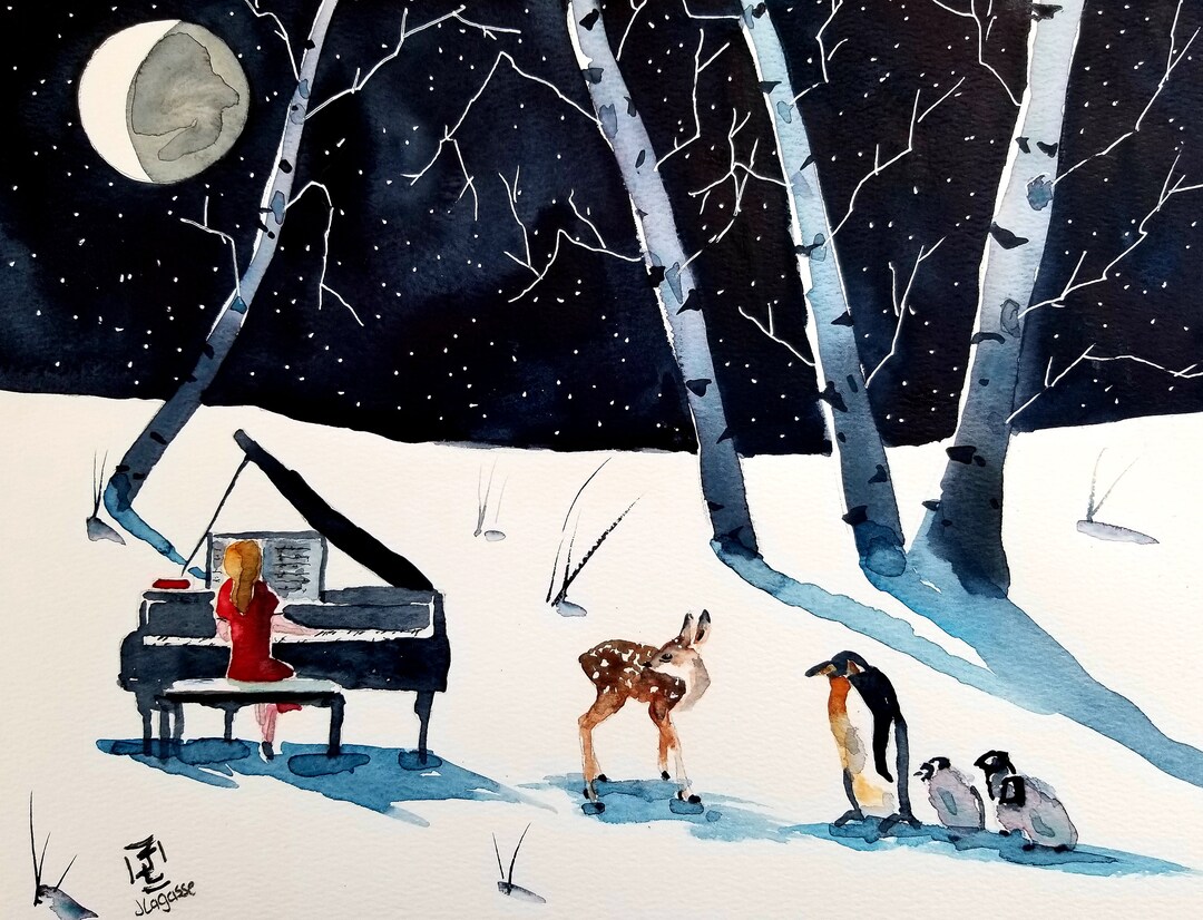 ACEO Print Aceo Limited Edition Art Card Watercolor Painting Landscape ...