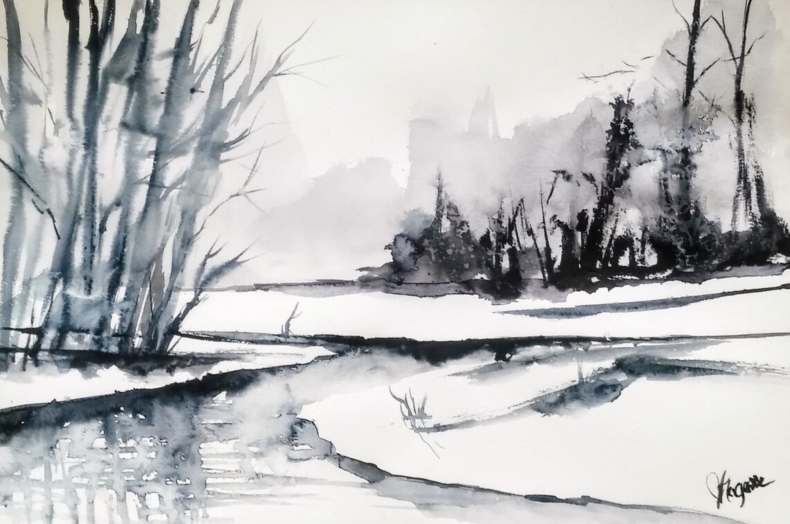 WATERCOLOR ORIGINAL Painting Original Watercolor - Etsy