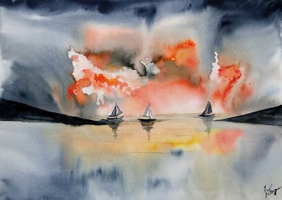 Etsy Watercolor Paintings