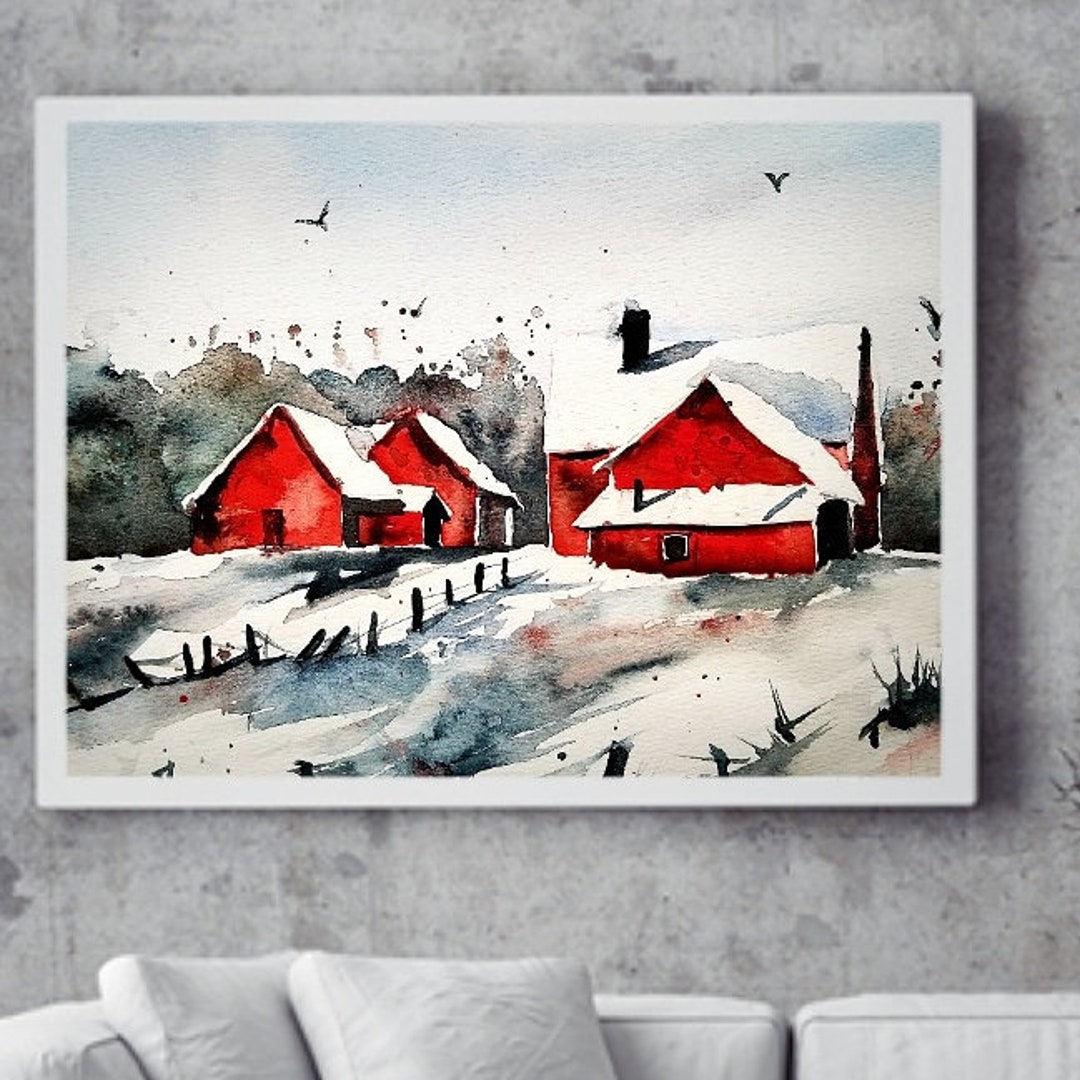 Original Watercolor Painting, Landscape, Jim Lagasse Art, Wall Art ...