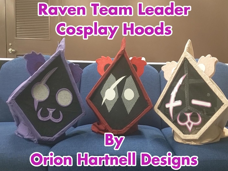 Raven Team Leader Cosplay Hood - Etsy