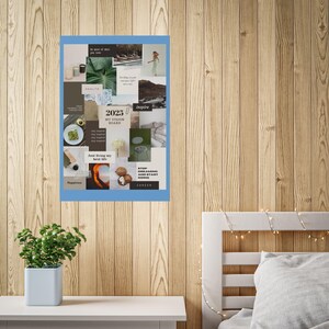 Calm 2025 Vision Board Poster - Etsy