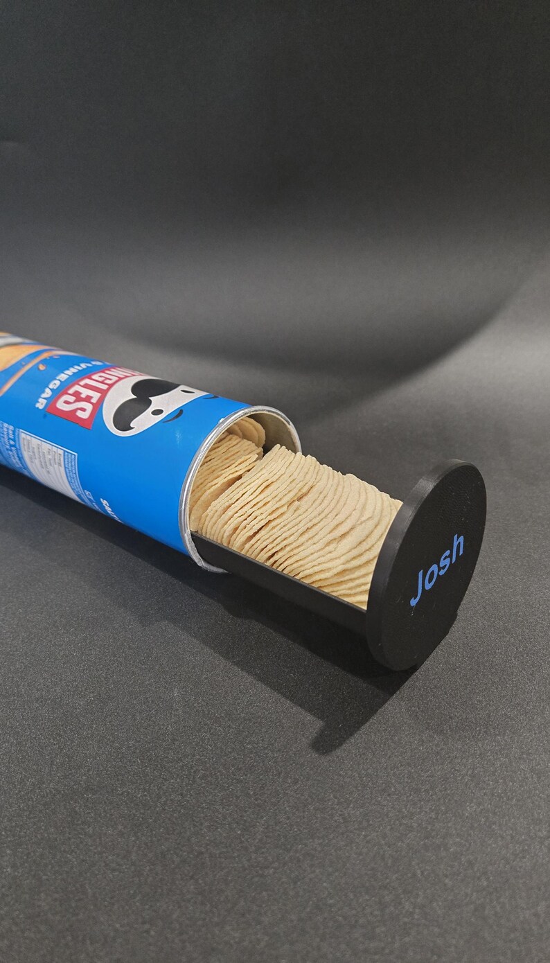 Custom Pringles Can Lid With Built-in Snack Tray | 3D Printed Chip ...