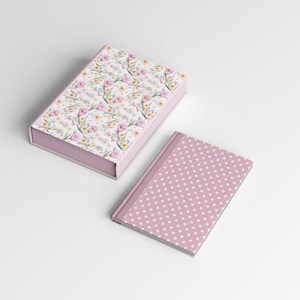 Watercolor Pink Floral Digital Paper, Spring Flowers Seamless ...