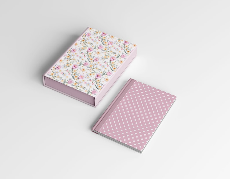 Watercolor Pink Floral Digital Paper, Spring Flowers Seamless ...