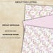 Watercolor Pink Floral Digital Paper, Spring Flowers Seamless ...