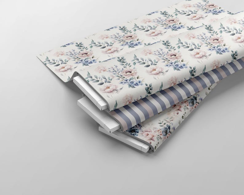 Watercolor Pastel Floral Digital Paper Seamless Shabby Chic Printable ...