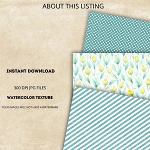 Easter Digital Paper, Watercolor Egg Pattern, Spring Seamless ...