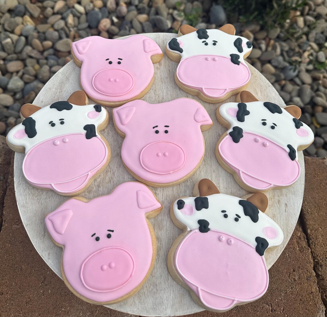 Farm Animals/highland Cow Sugar Cookies - Etsy