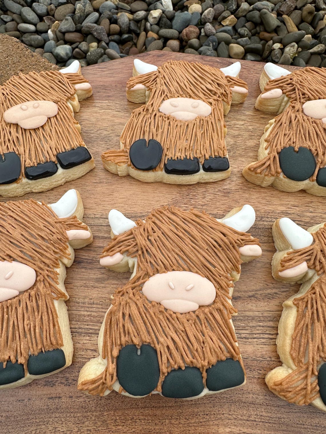 Farm Animals/highland Cow Sugar Cookies - Etsy