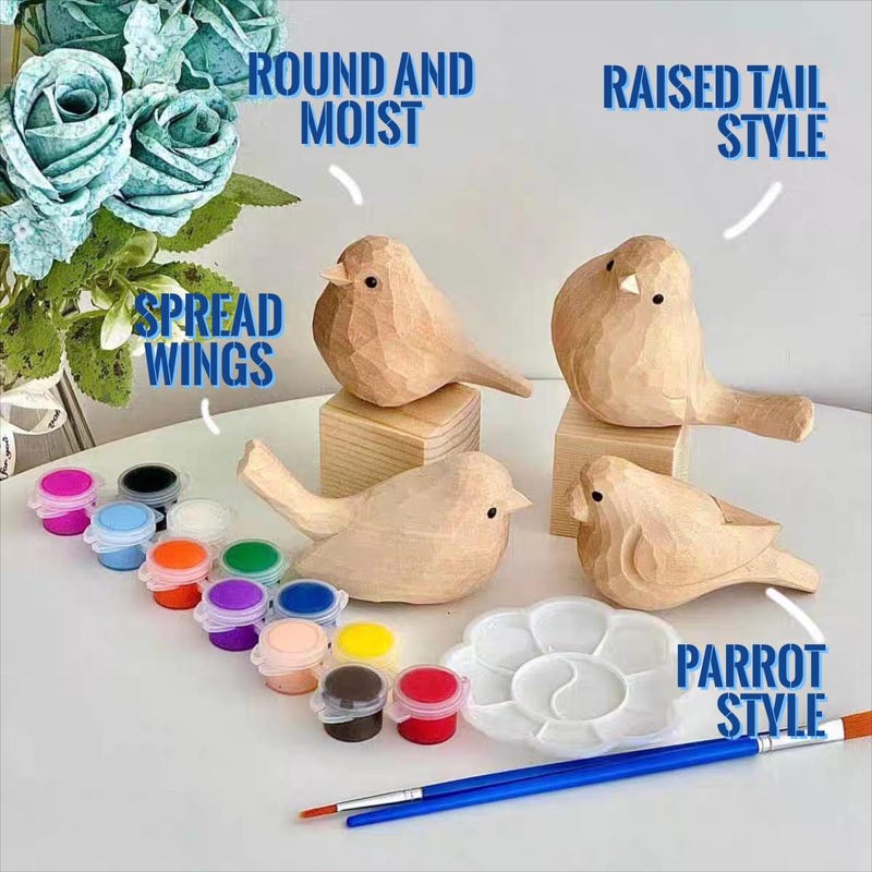 Bird Model Paint Kit - Etsy UK
