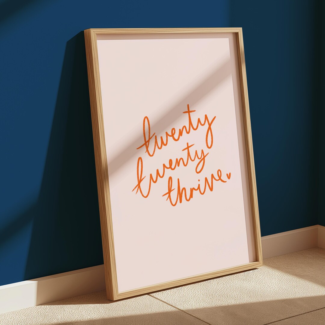 Simple Motivational 2025 Calligraphy Print DIGITAL DOWNLOAD | Preppy ...