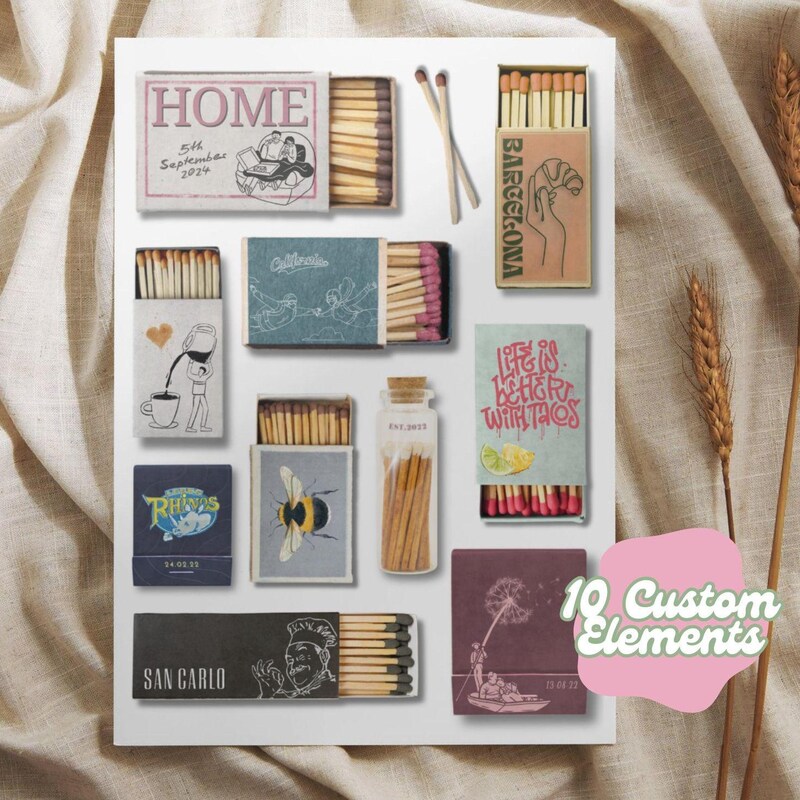 Custom Matchboxes - Etsy