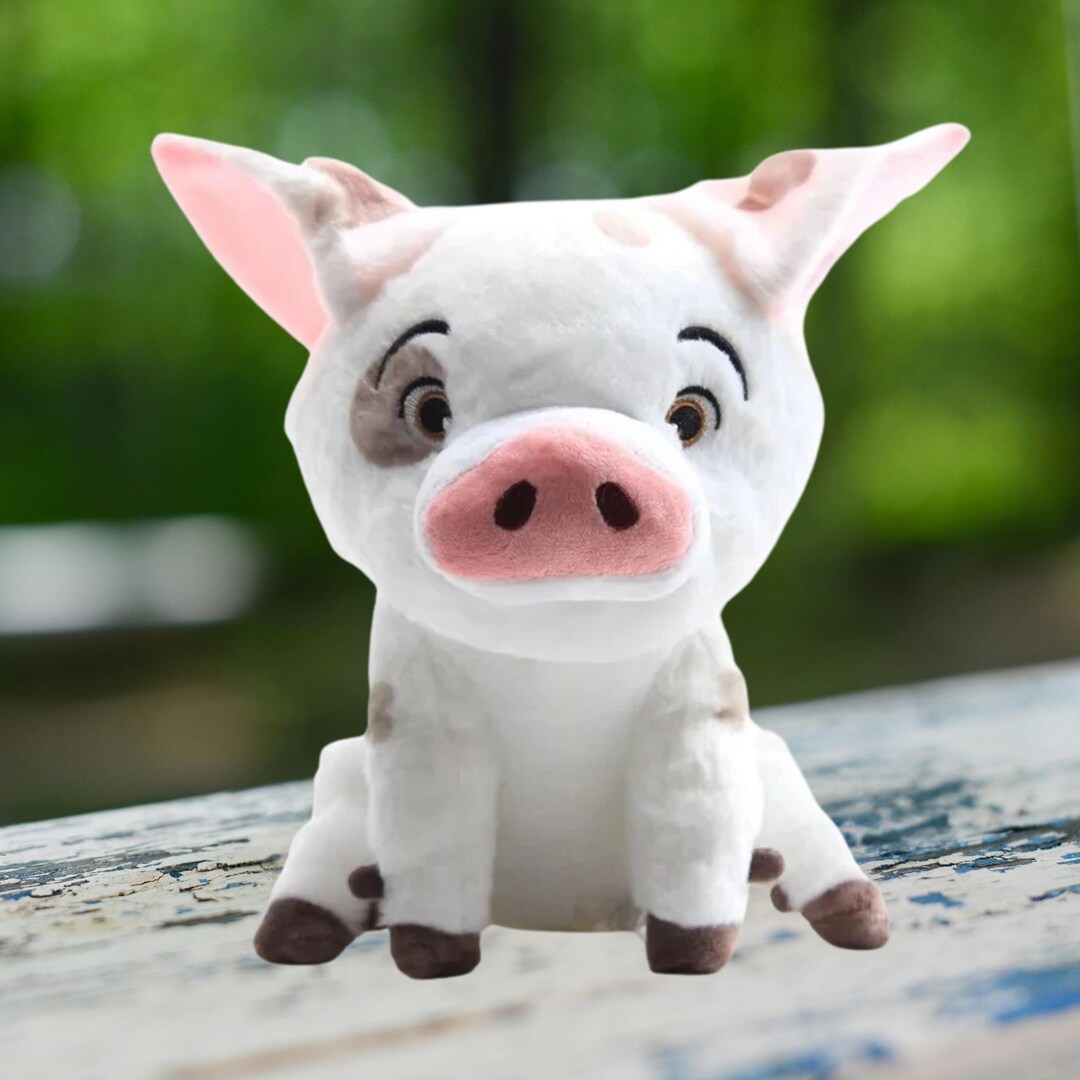 22cm Moana Pua Plush Toy Adorable Cartoon Pig Stuffed Animal - Etsy