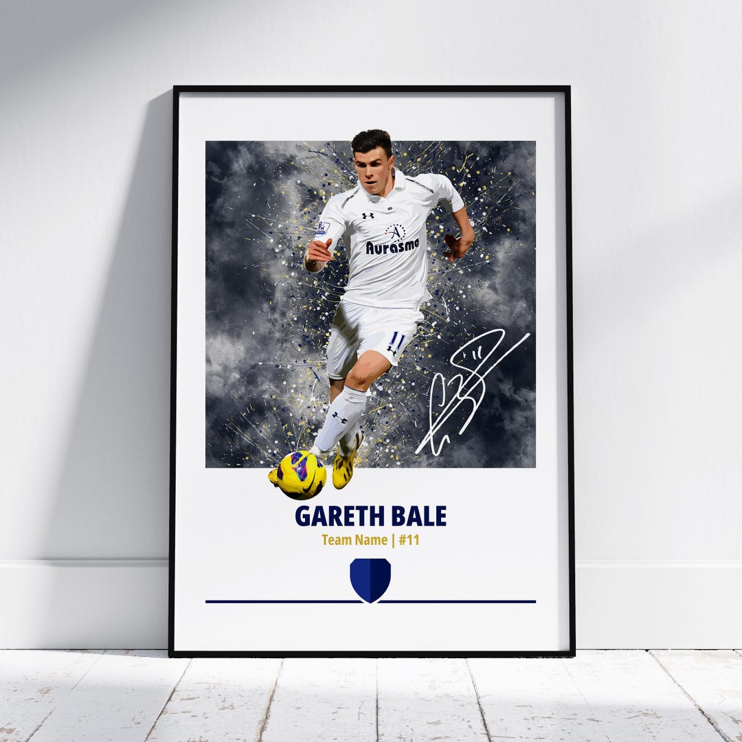 Gareth Bale Poster: Football Posters, Football Prints - Etsy