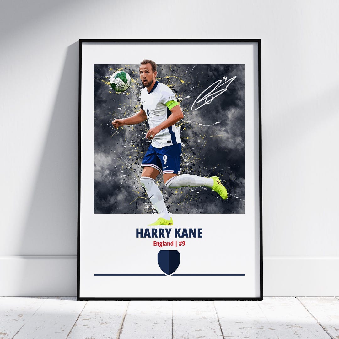 Harry Kane Poster: Football Posters, Football Prints - Etsy