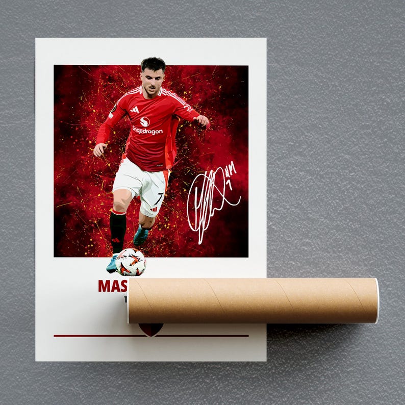 Mason Mount Poster: Football Posters, Football Prints - Etsy