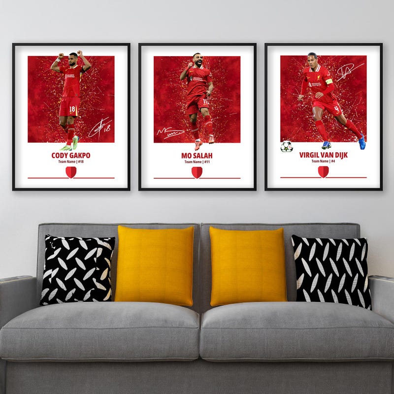 Liverpool Fc Player Art - Etsy