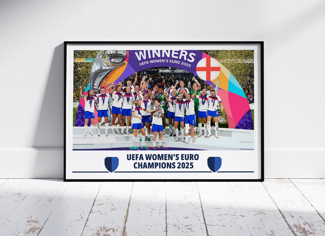 Womens Euro 2025 Champions Poster: Womens Football Posters - Etsy UK