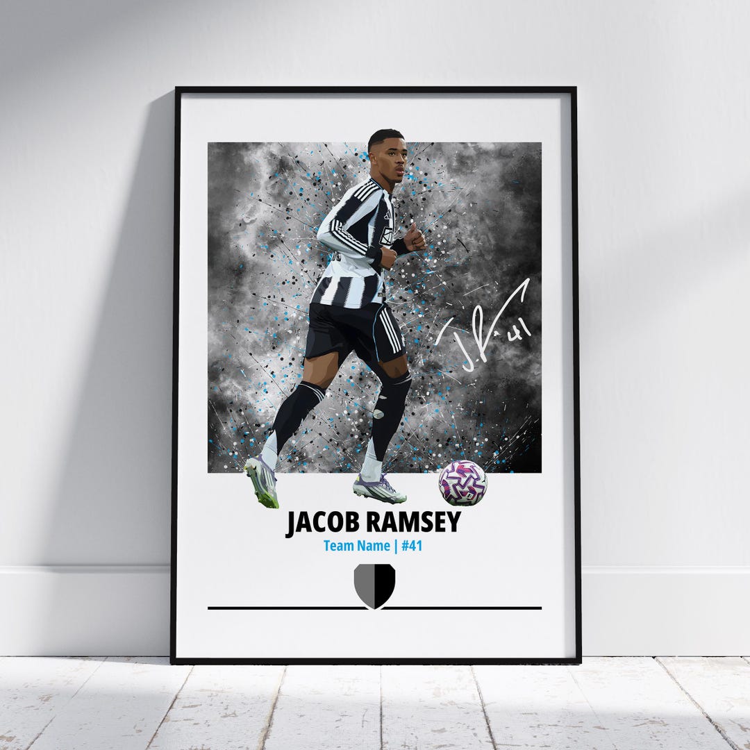 Jacob Ramsey Poster: Football Posters, Football Prints - Etsy UK