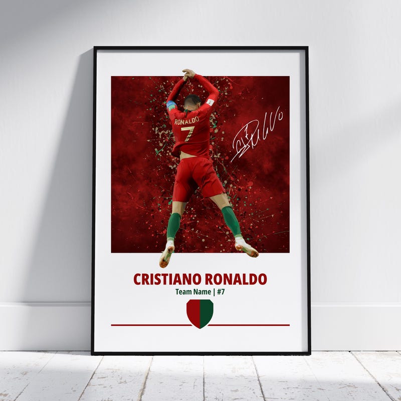 Ronaldo Posters - Etsy UK