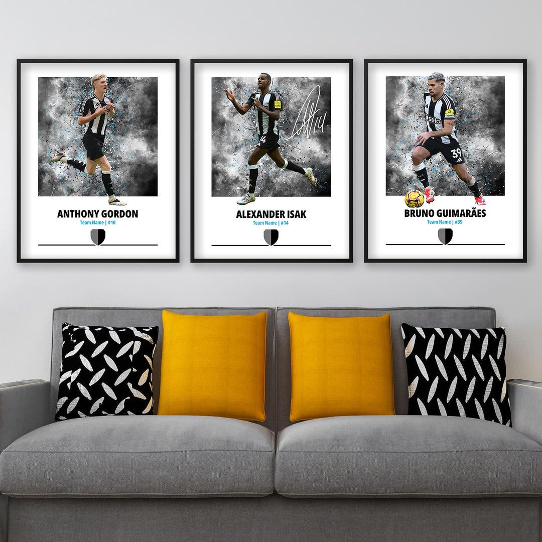 Newcastle 3 Poster Discount Bundle | Football Prints | Poster ...