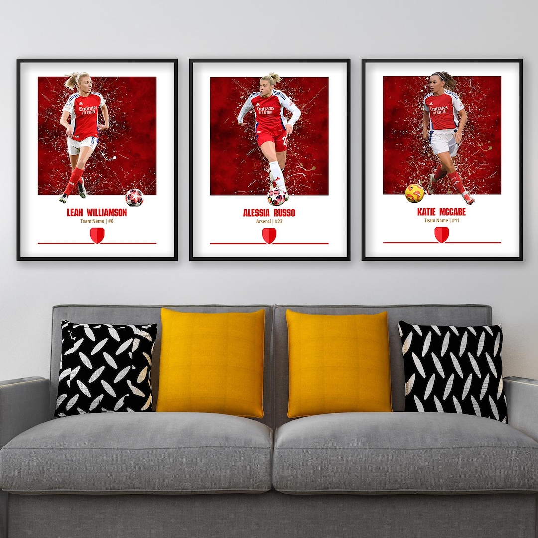 Arsenal Women 3 Poster Bundle | Discount Poster | Football Prints ...