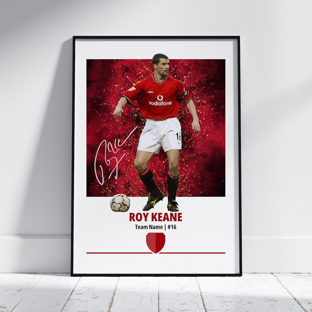 Roy Keane Poster: Football Legends Posters, Football Prints - Etsy