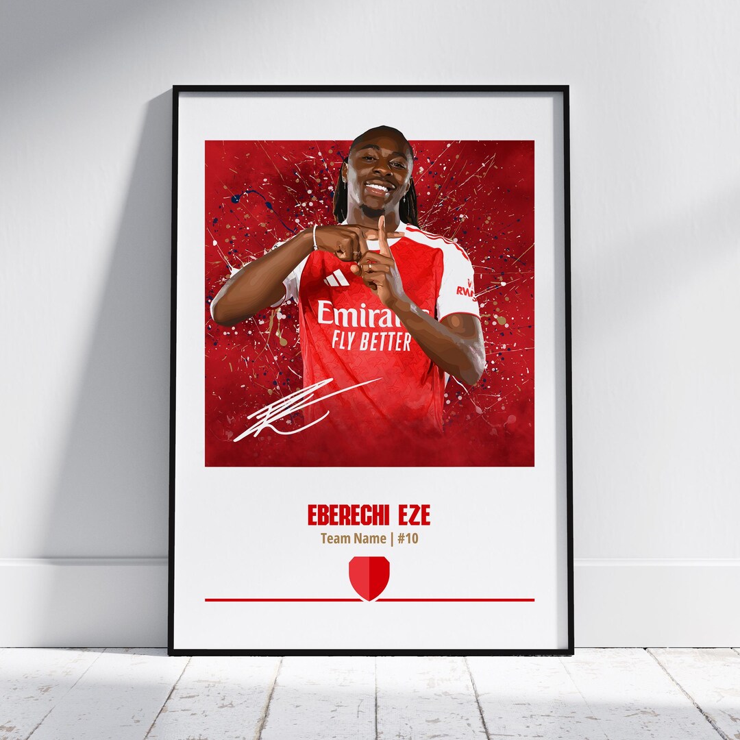 Eberechi Eze Poster: Football Posters, Football Prints - Etsy