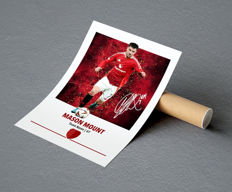 Mason Mount Poster: Football Posters, Football Prints - Etsy