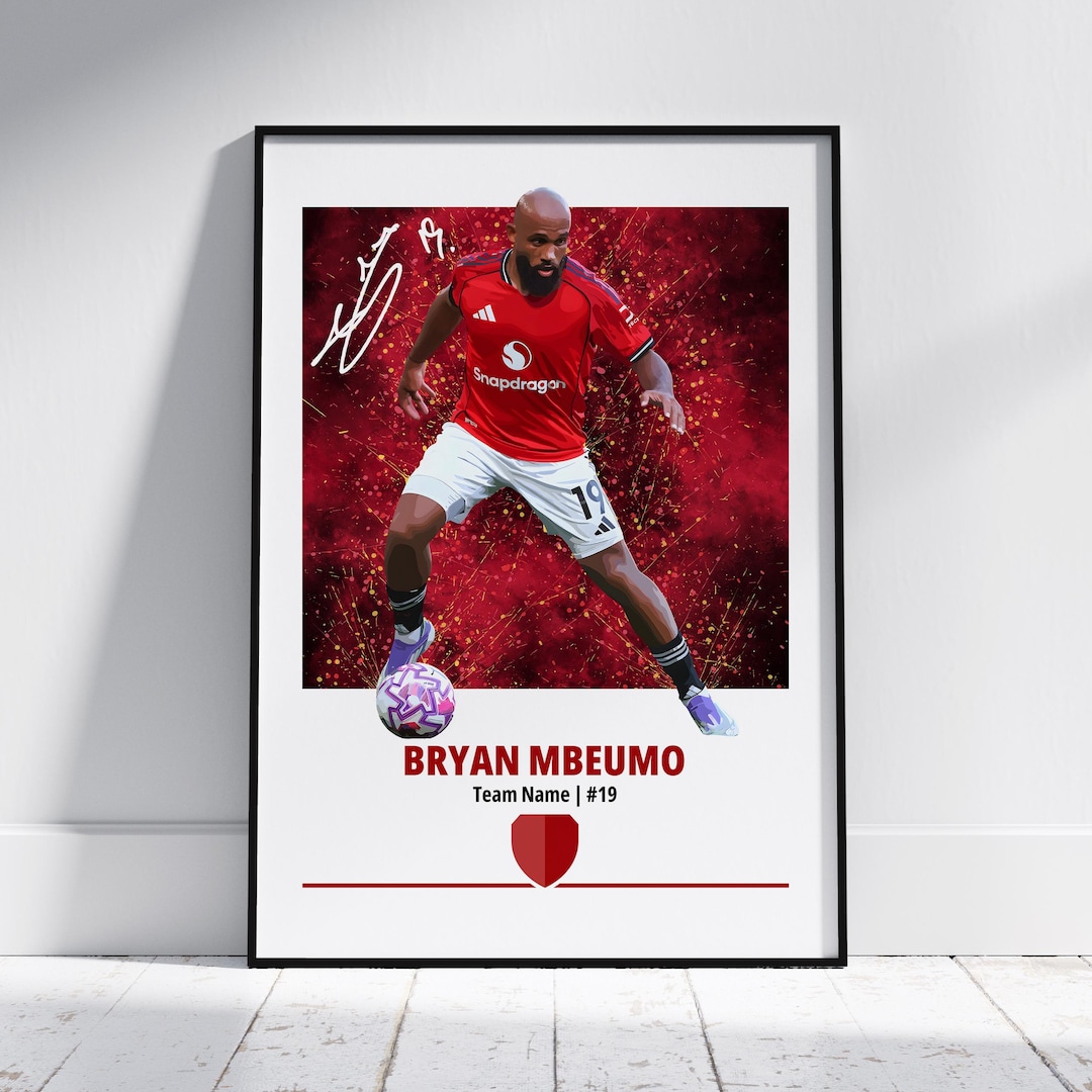 Bryan Mbeumo Poster: Football Posters, Football Prints - Etsy UK