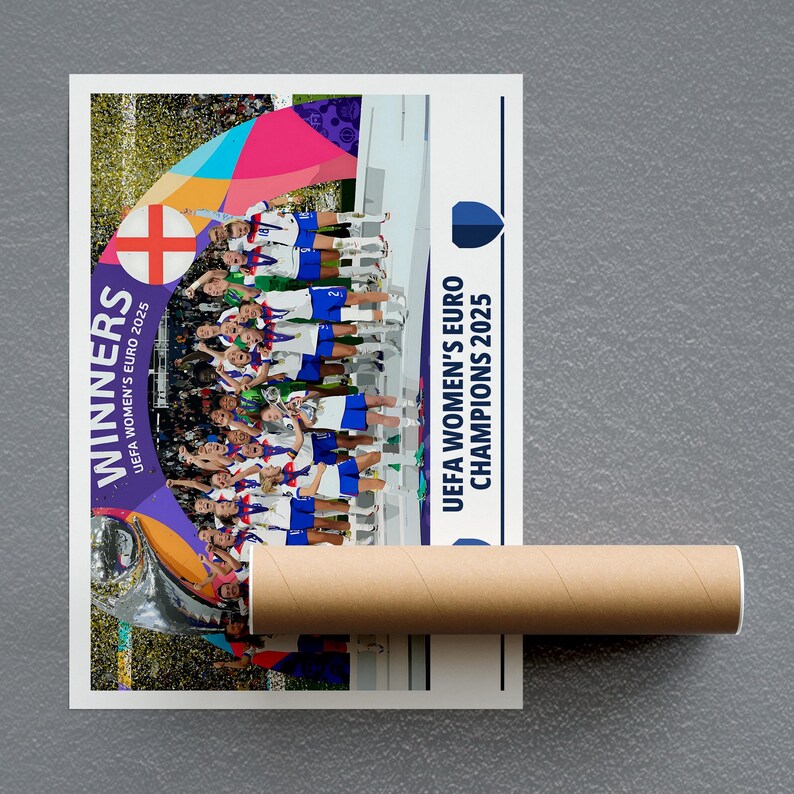 Womens Euro 2025 Champions Poster: Womens Football Posters - Etsy