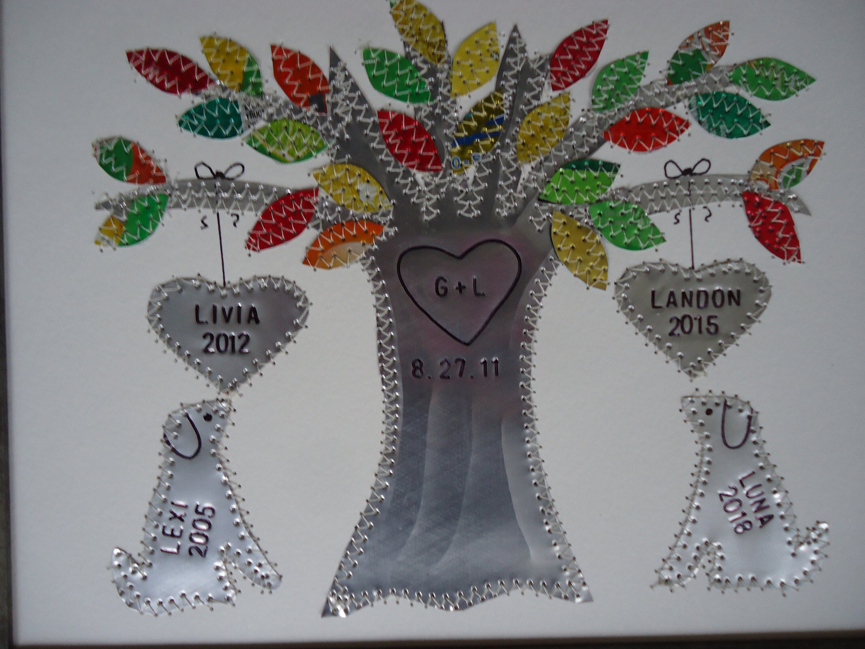 10 Years 10th Anniversary Personalized Tree 10 Year - Etsy