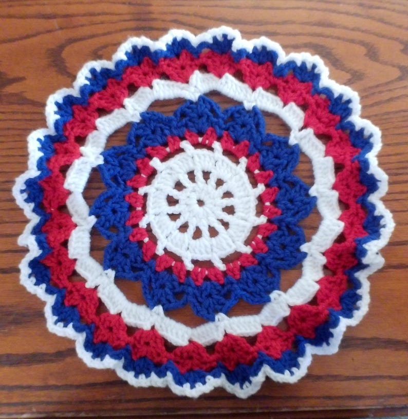 Handmade Crocheted Doilies, Made With Polyester Yarn, Washable - Etsy