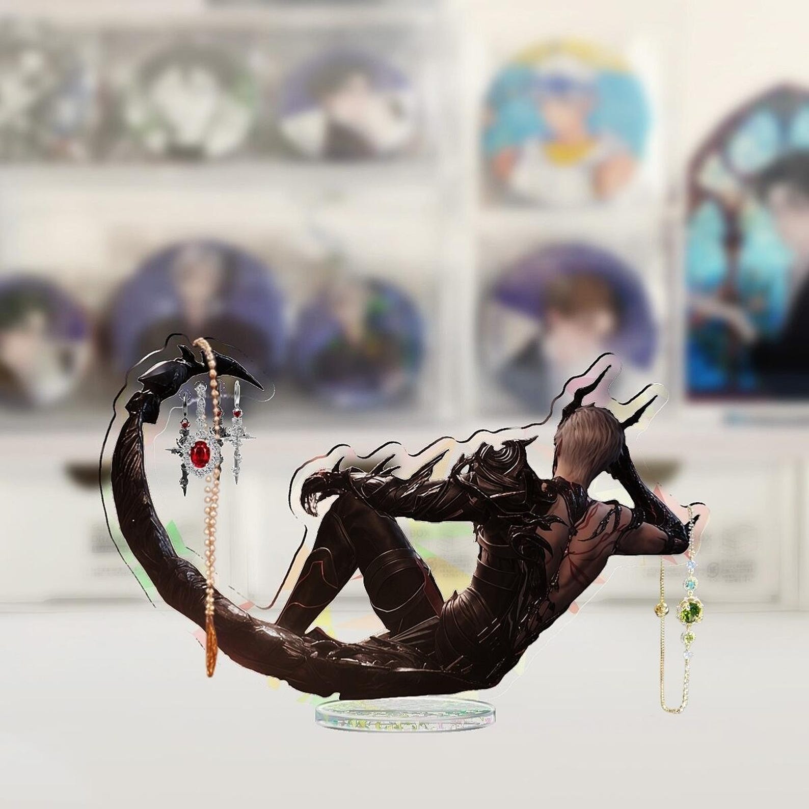 Love and Deep Space Acrylic Accessories Stand Sylus Organiser Racks - Etsy