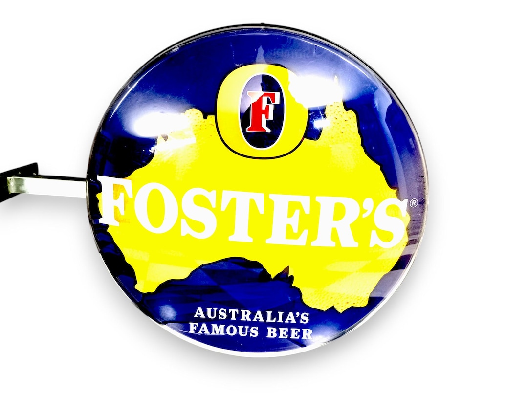 Foster's Beer Double-sided Lighted Sign - Etsy