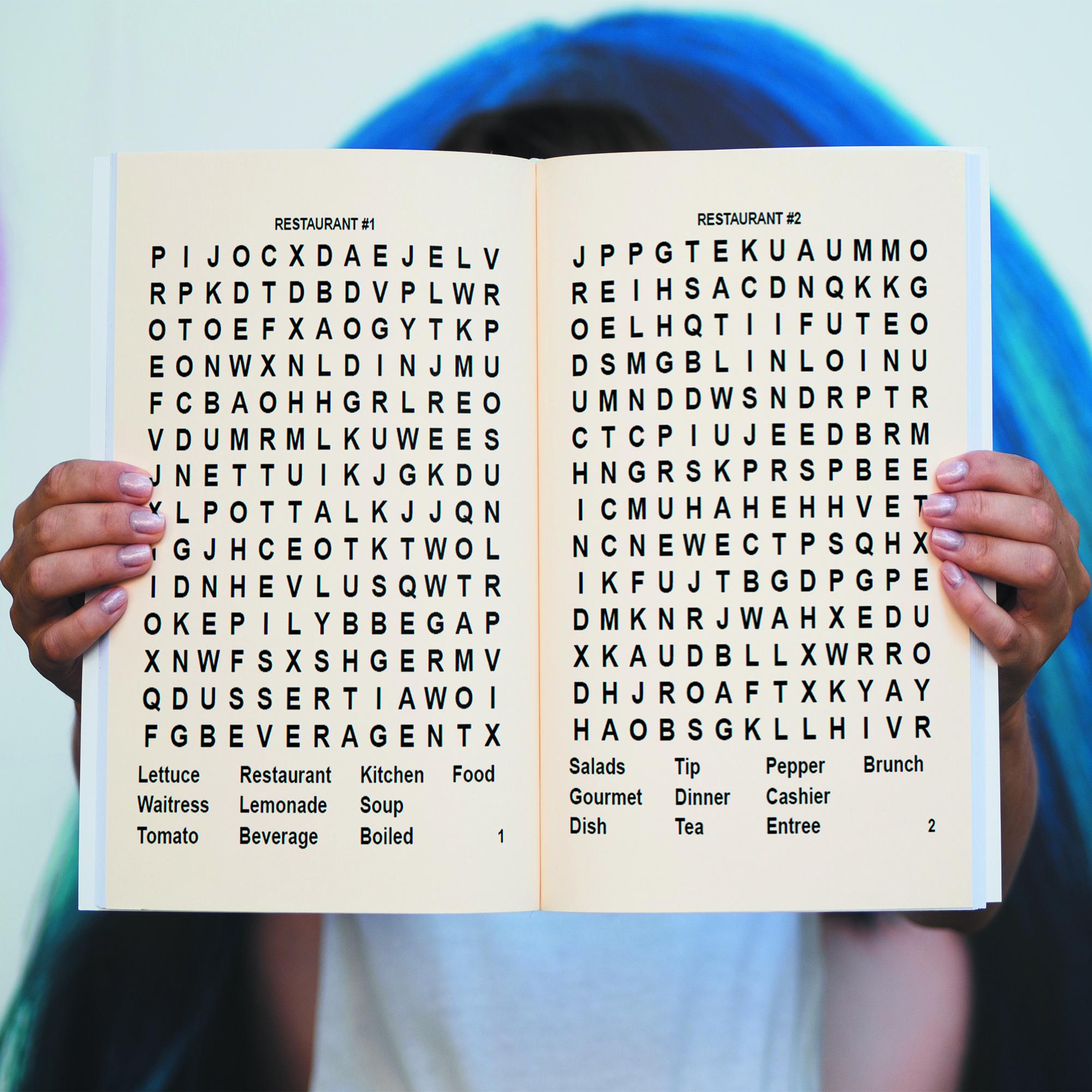 Restaurant Word Search Puzzles for Kids: Large Print (PDF Download) - Etsy