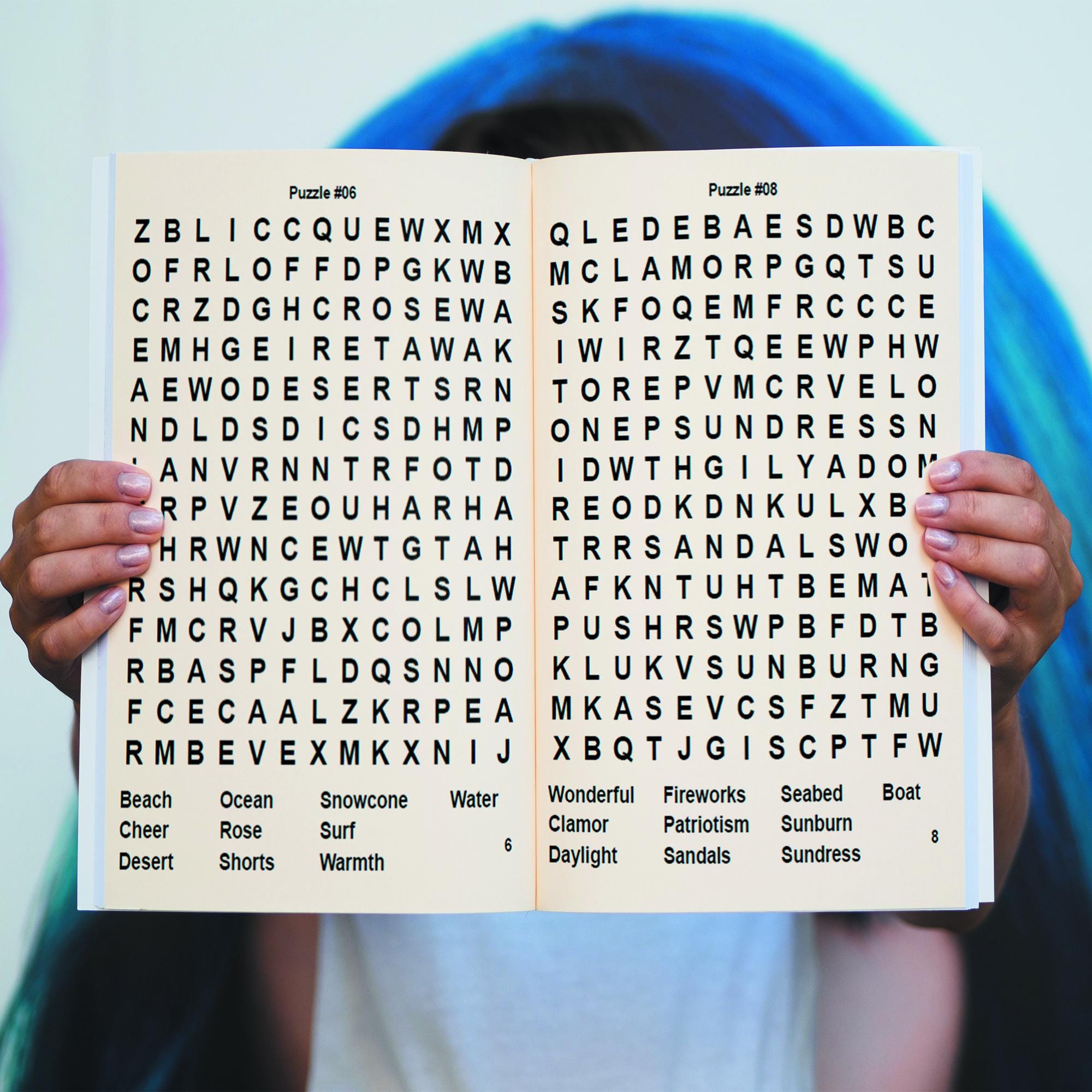 Summer Large Print Word Search for Kids : Seasonal Puzzles Word Search ...