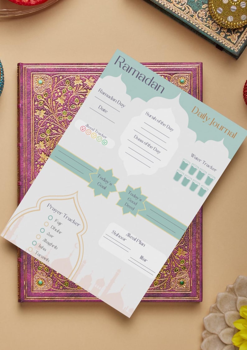 Ramadan Daily Journal | Digital Download - Etsy