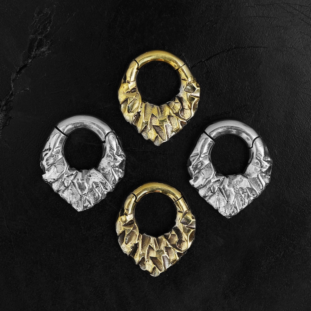 Summit Teardrop Hoop Hangers, Ear Weights Hoops for Stretched Ears 3mm ...