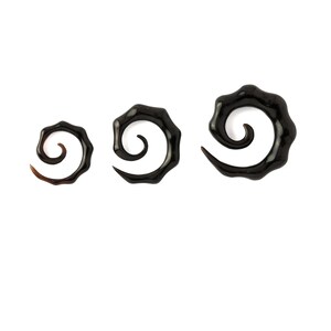 Bubble Spiral Ear Stretcher, Gauge Earrings for Stretched Ears, 4mm (6g ...