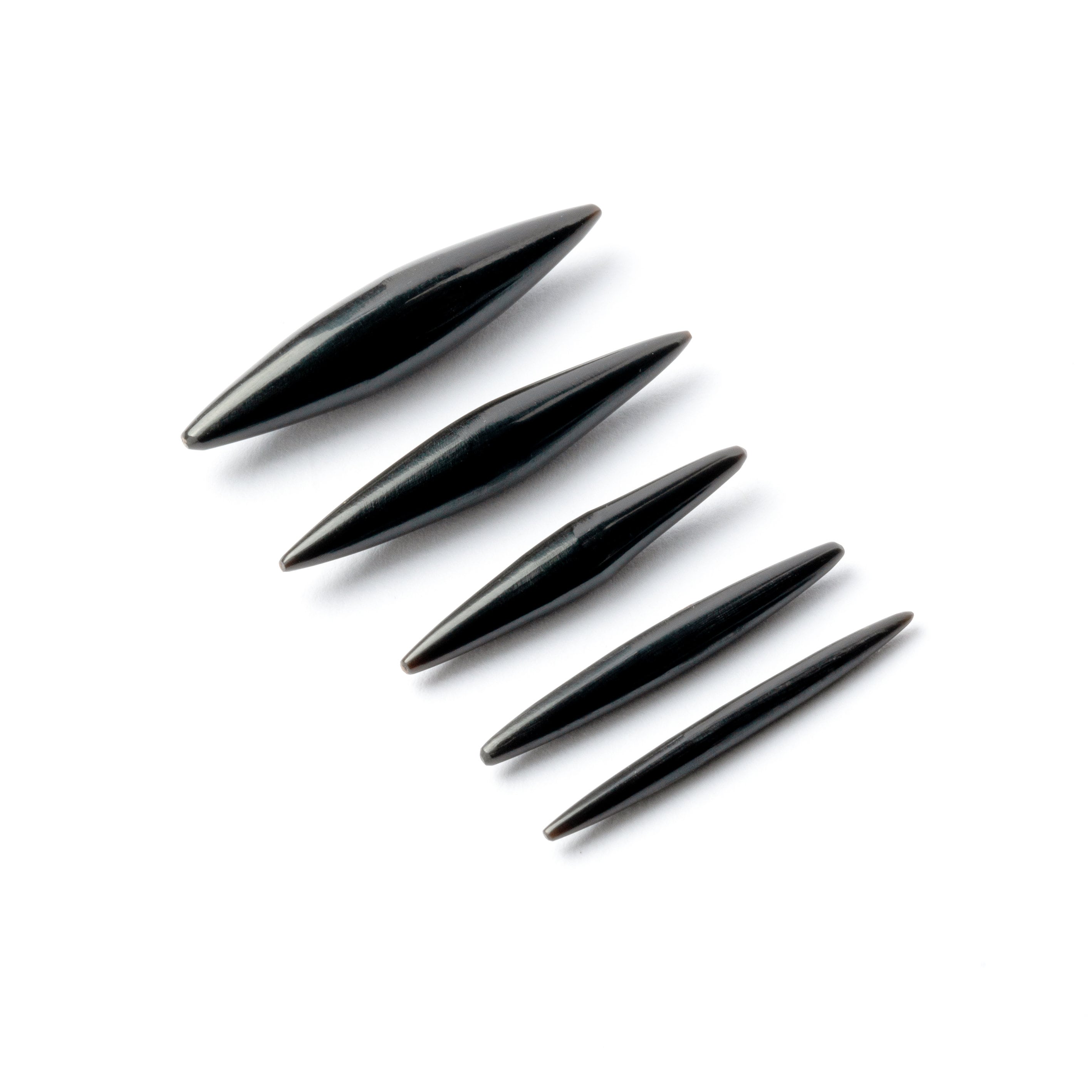 Black Septum Bar Organic Piercing Bar 12g 8g 6g 2g | Etsy UK